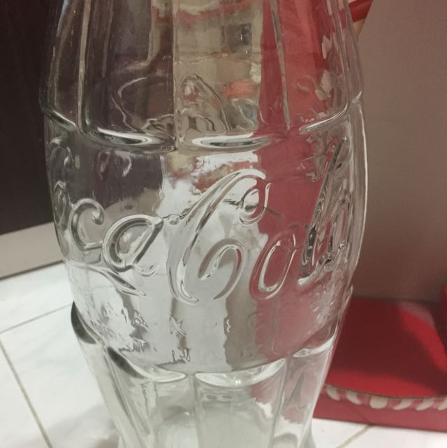Giant Coca Cola Limited Edition Glass Bottle Hobbies Toys