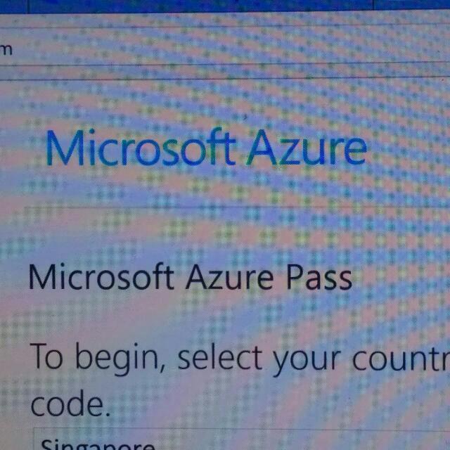 Microsoft Azure Pass Worth Usd 100 Tickets Vouchers Vouchers On