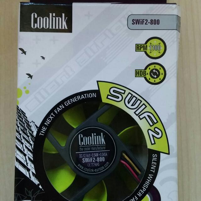 Coolink SWiF2 800 80 Mm Quiet Cooling Fan Computers Tech Parts