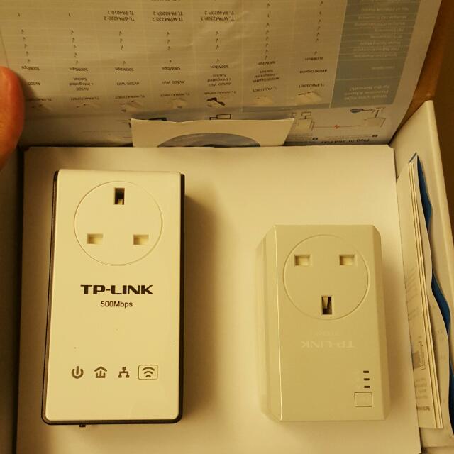 TP LINK AV500 Passthrough Powerline Wifi Kit TL WPA4230P Computers