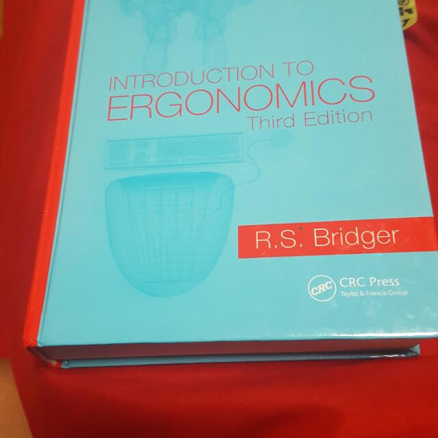 INTRODUCTION TO ERGONOMICS TEXTBOOK 3RD ED Hobbies Toys Books