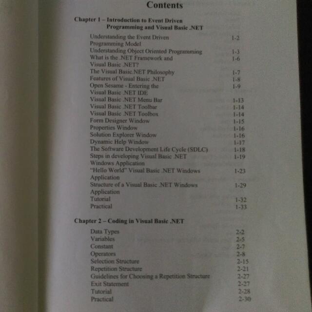 Event Driven Programming In Vb Net Hobbies Toys Books Magazines
