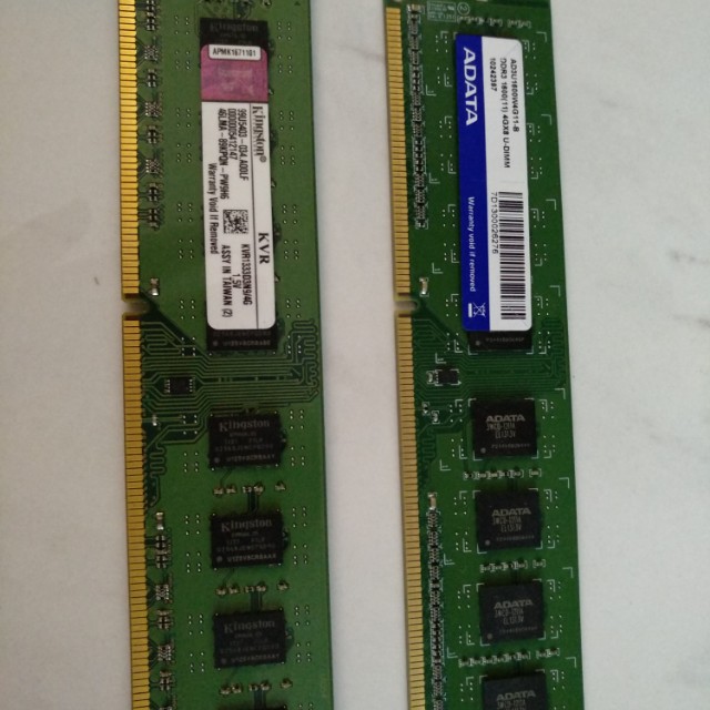 4GB Desktop DDR3 Ram X2 Computers Tech Parts Accessories