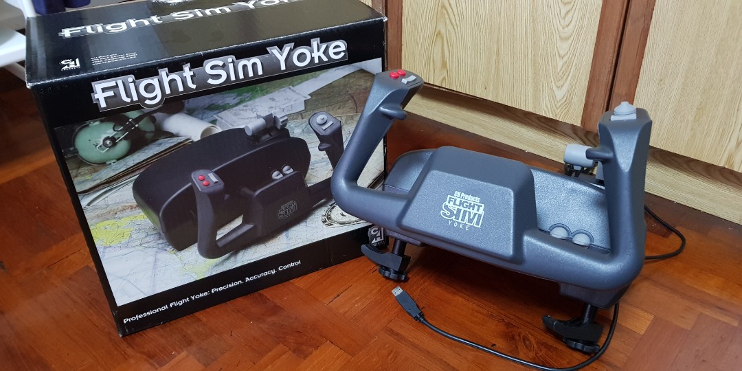 Flight Simulator Yoke Computers Tech Parts Accessories Software