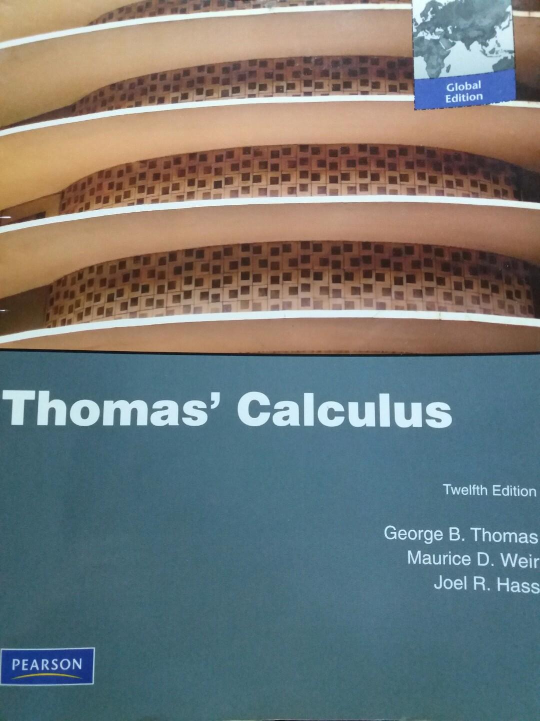 Thomas Calculus Th Edition Textbook Hobbies Toys Books