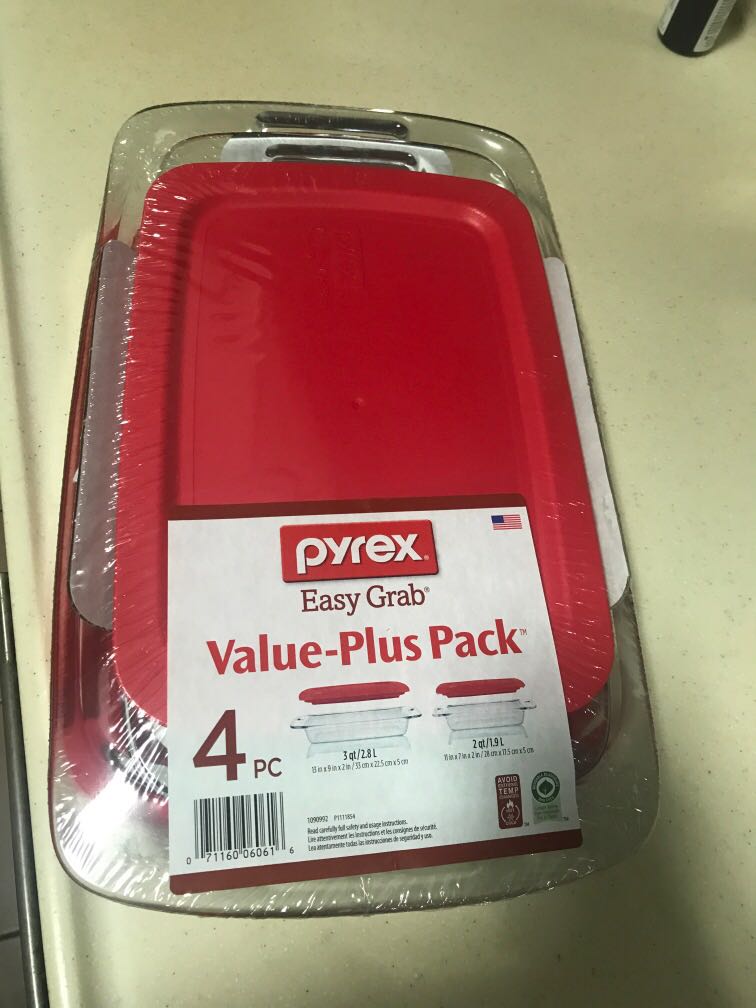 Pyrex Easy Grab Value Plus Pack Furniture Home Living Kitchenware
