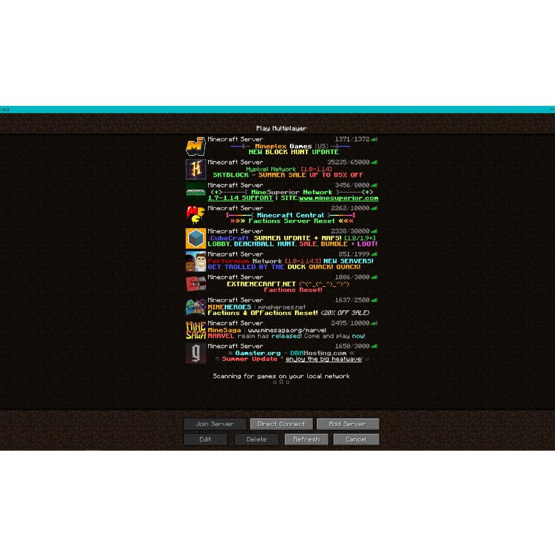 Minecraft Premium Account JAVA Edition PC Video Gaming Video Games