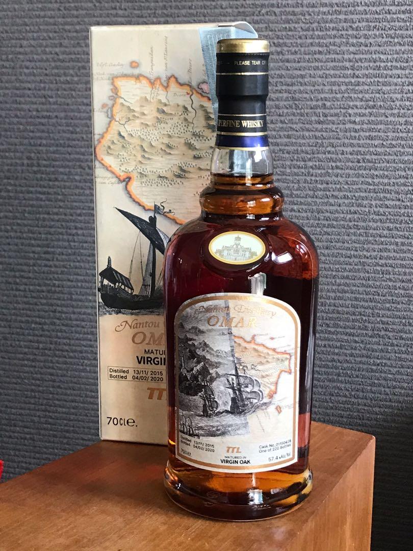 1套2支 TTL Omar 福爾摩沙古地圖 Virgin Oak Bourbon Barrel 台灣the Malt 麥村包桶