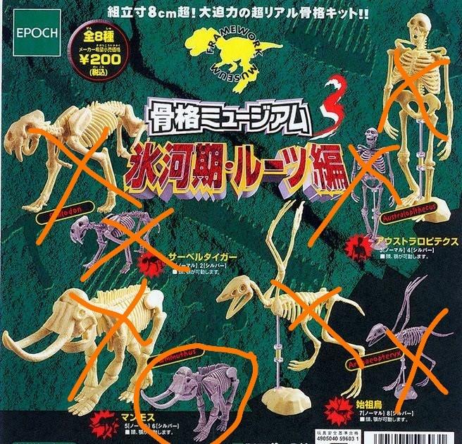 Epoch Framework Skeletal Skeleton Museum 3 Ice Age Mammoth