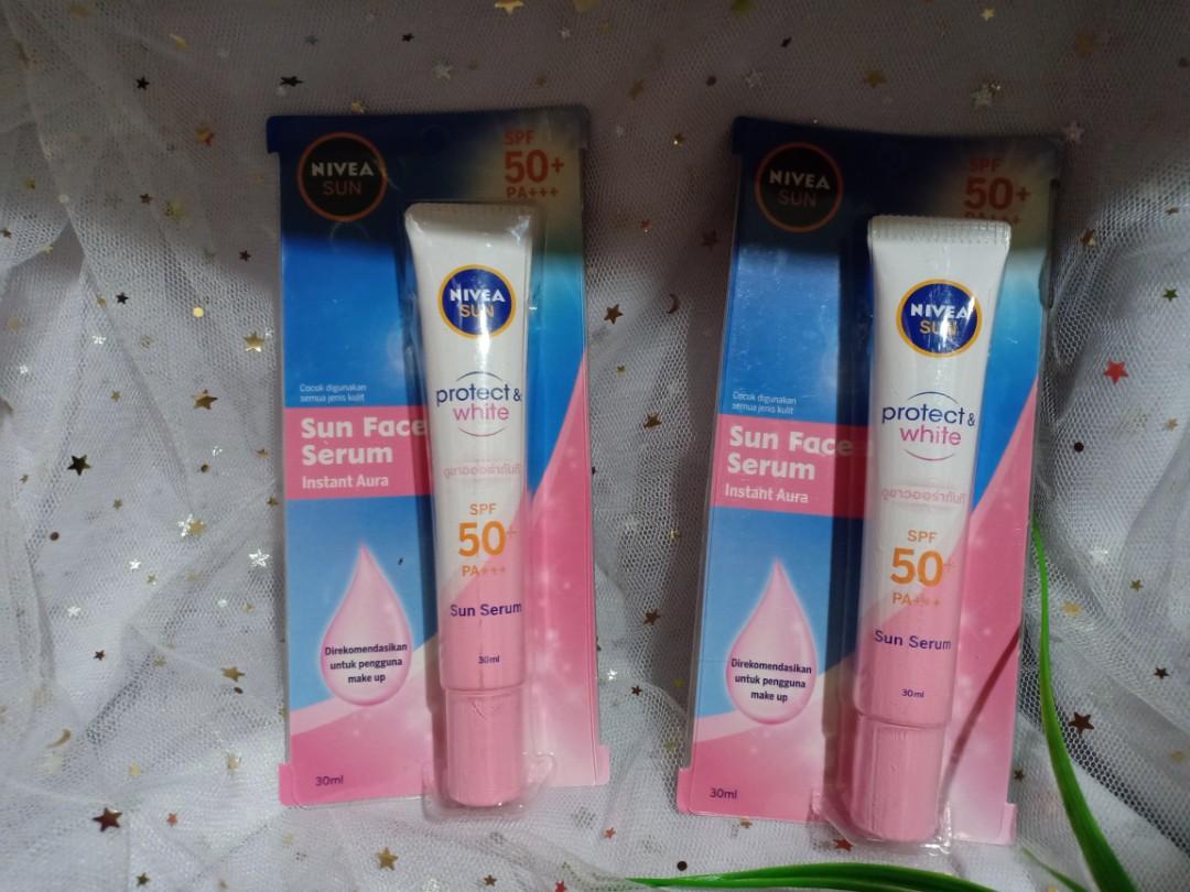 NEW NIVEA Sun Face Protection Serum Spf 50 Pa Instant Aura 30