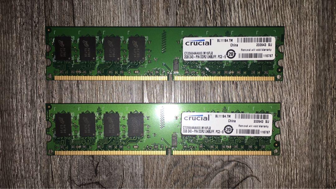 DDR2 Desktop RAM Computers Tech Desktops On Carousell