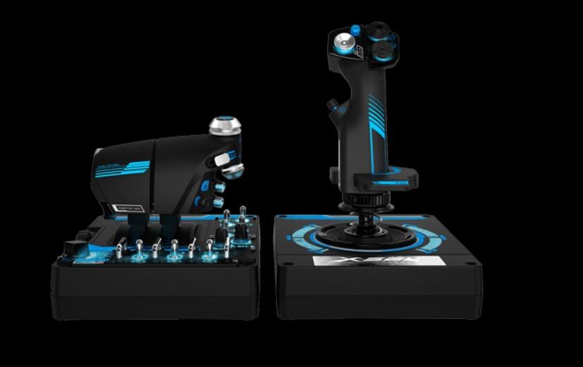 全新NEW 羅技 X H O T A S RGB 油門 與 搖桿 飛行模擬控制器 Logitech G X HOTAS RGB Throttle and Stick
