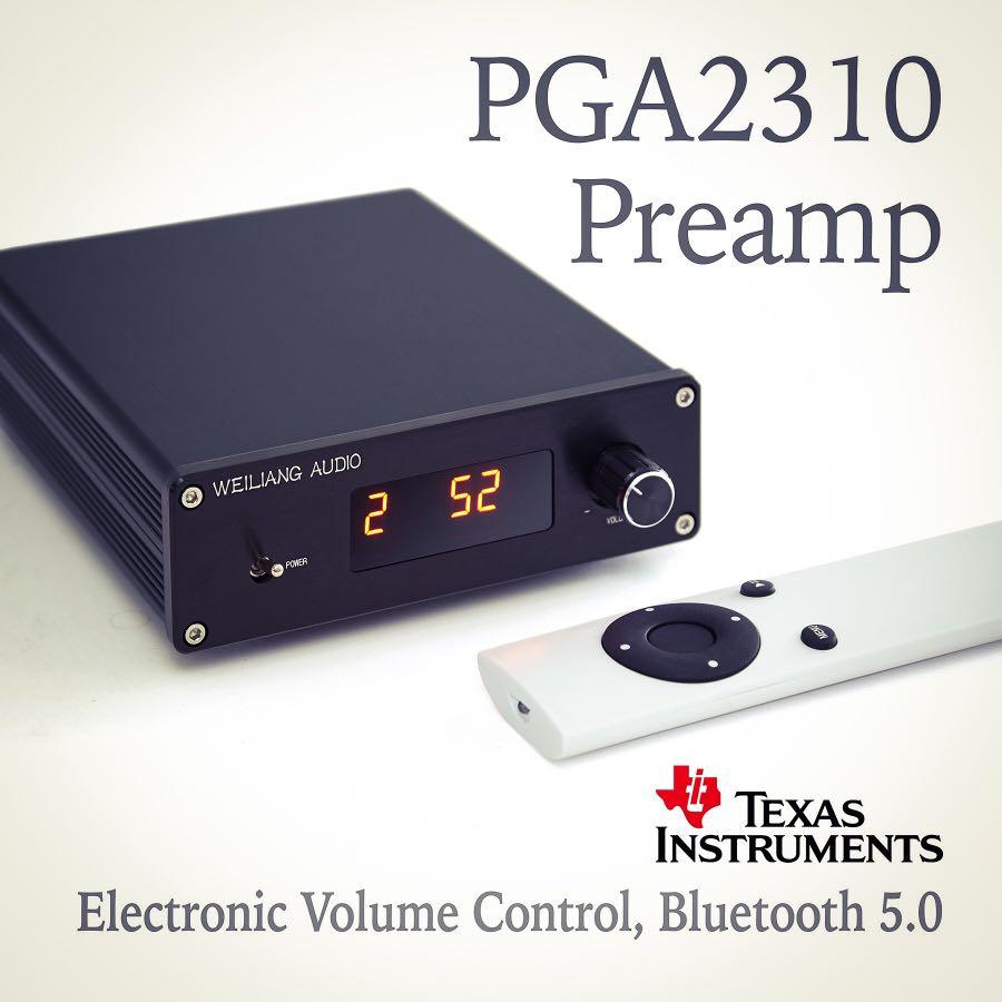 Electronic Volume Control With 4 Input Selector Including Bluetooth