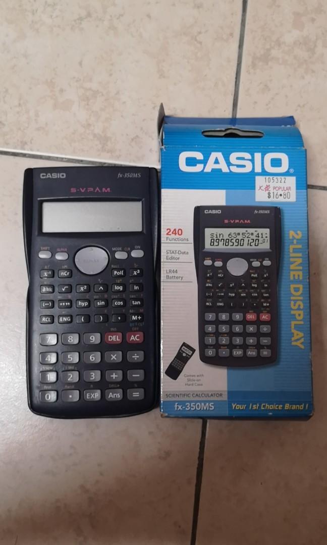 Casio FX 350 MS Mean Variance Standard Deviation 54 OFF