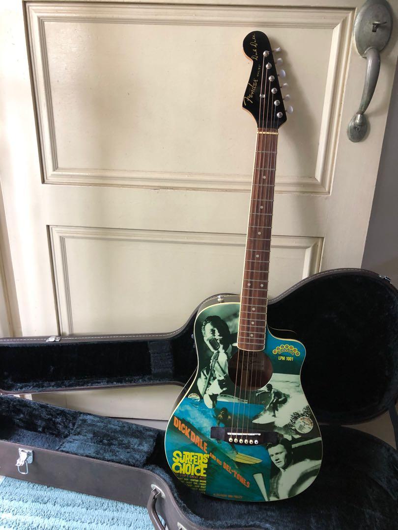 Fender Reverse Neck Dick Dale Signature Malibu Acoustic Guitar