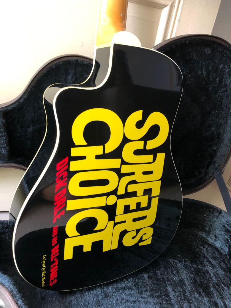 Fender Reverse Neck Dick Dale Signature Malibu Acoustic Guitar