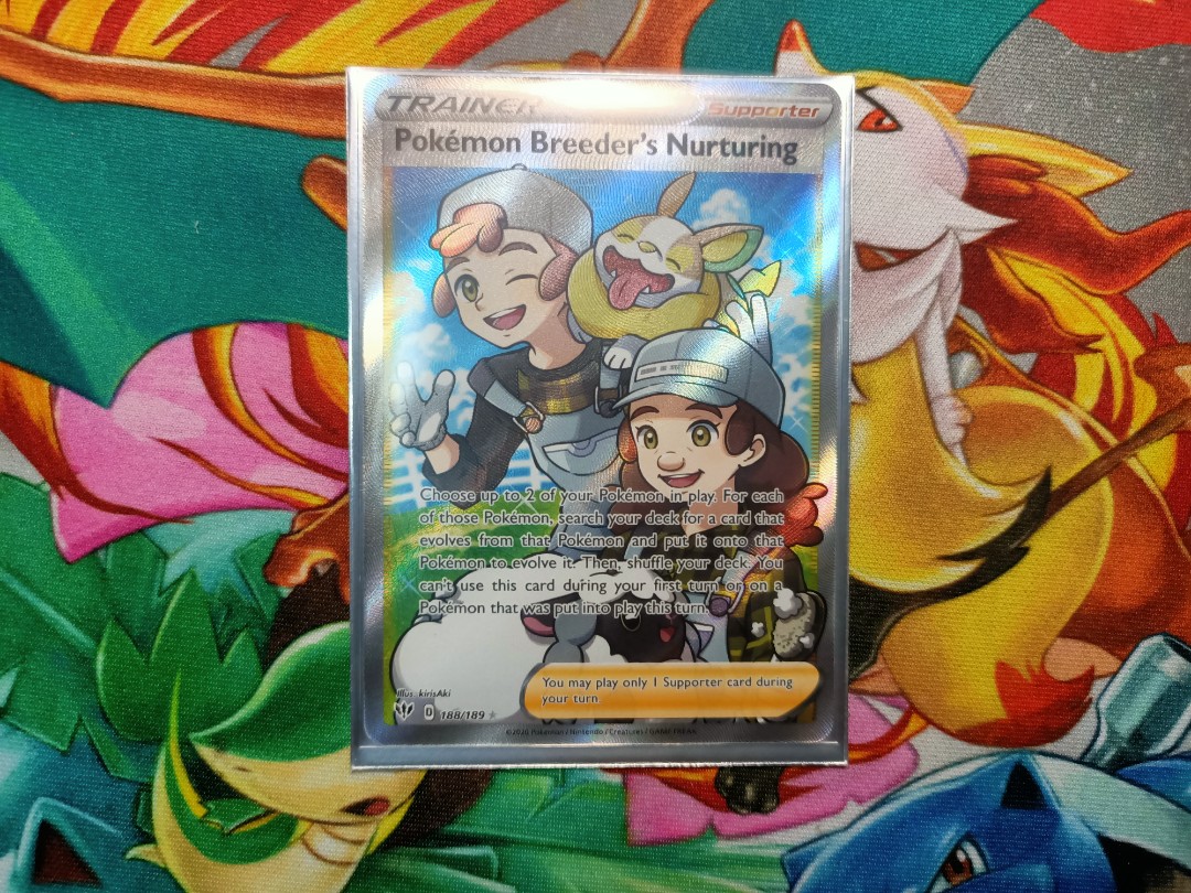 Pokemon Breeder S Nurturing FA Darkness Ablaze Hobbies Toys Toys Games On Carousell