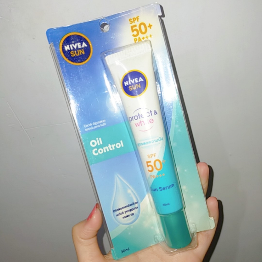 Nivea Sun Serum SPF 50 PA Protect White Kesehatan Kecantikan