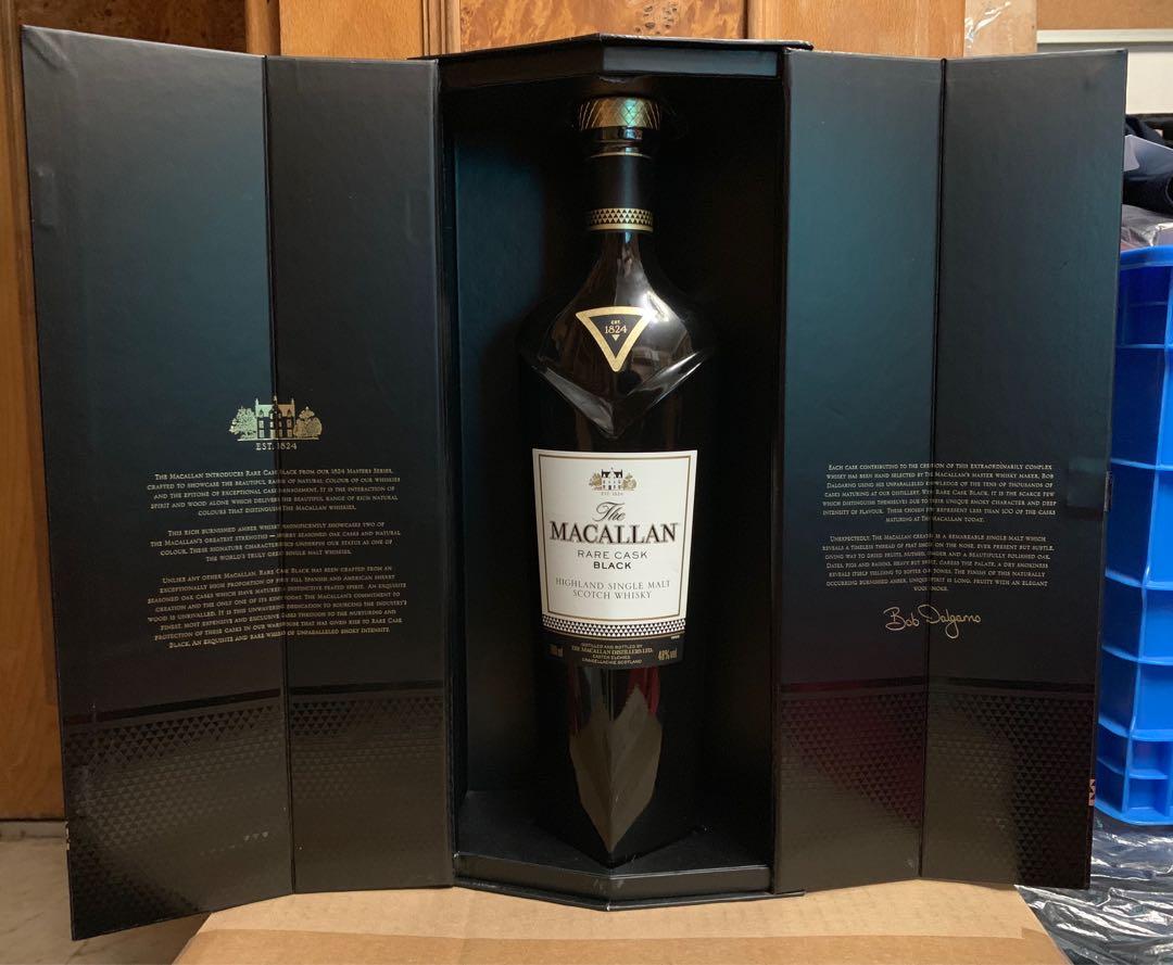 The Macallan Rare Cask Black 700ml 麥卡倫 麥卡倫 奢想 湛黑 單一麥芽 威士忌 700毫升 嘢食 嘢