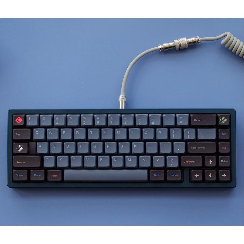 PO Covess Programmer 123 Keycap Set PBT XDA Profile Computers