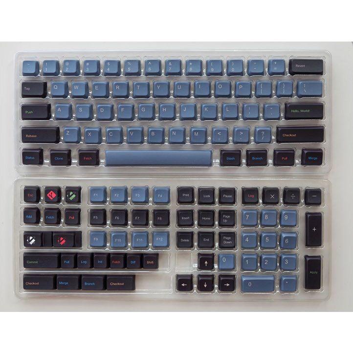 PO Covess Programmer 123 Keycap Set PBT XDA Profile Computers
