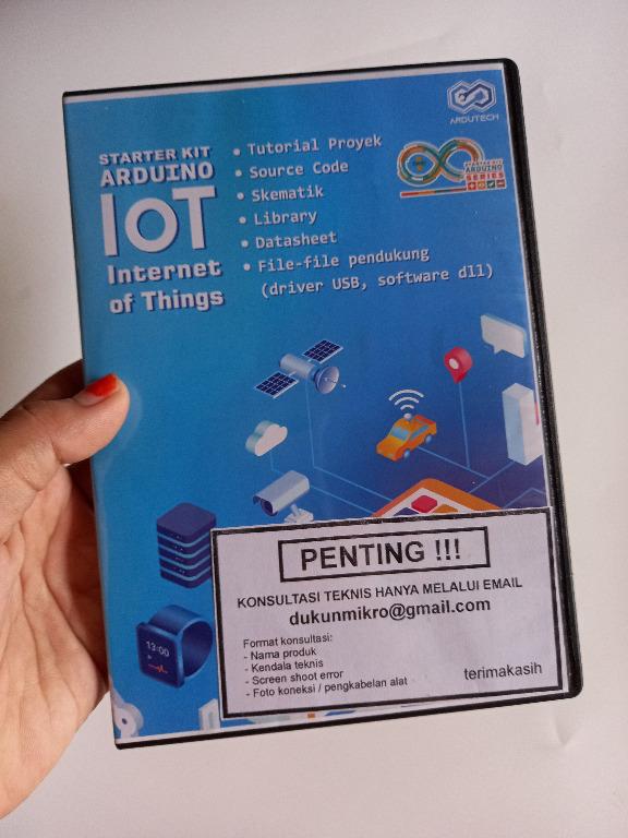 PAKET Arduino Starter Kit IoT Dan CD 50 Proyek ARDUINO Arduino