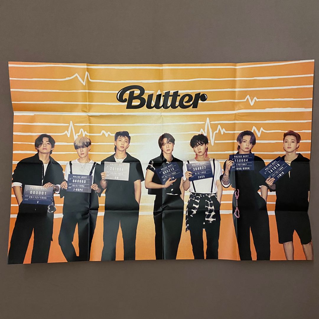 BTS Butter POB Poster Hobbies Toys Memorabilia Collectibles K