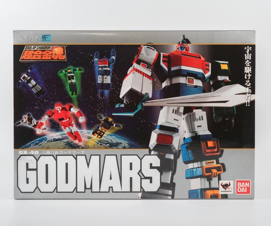 BANDAI 超合金魂 六神合體 GX 40 GX40 GODMARS 興趣及遊戲 玩具 遊戲類 Carousell