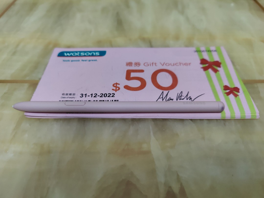 屈臣氏禮券Watsons Gift Voucher 票券 商店或商場現金券 Carousell