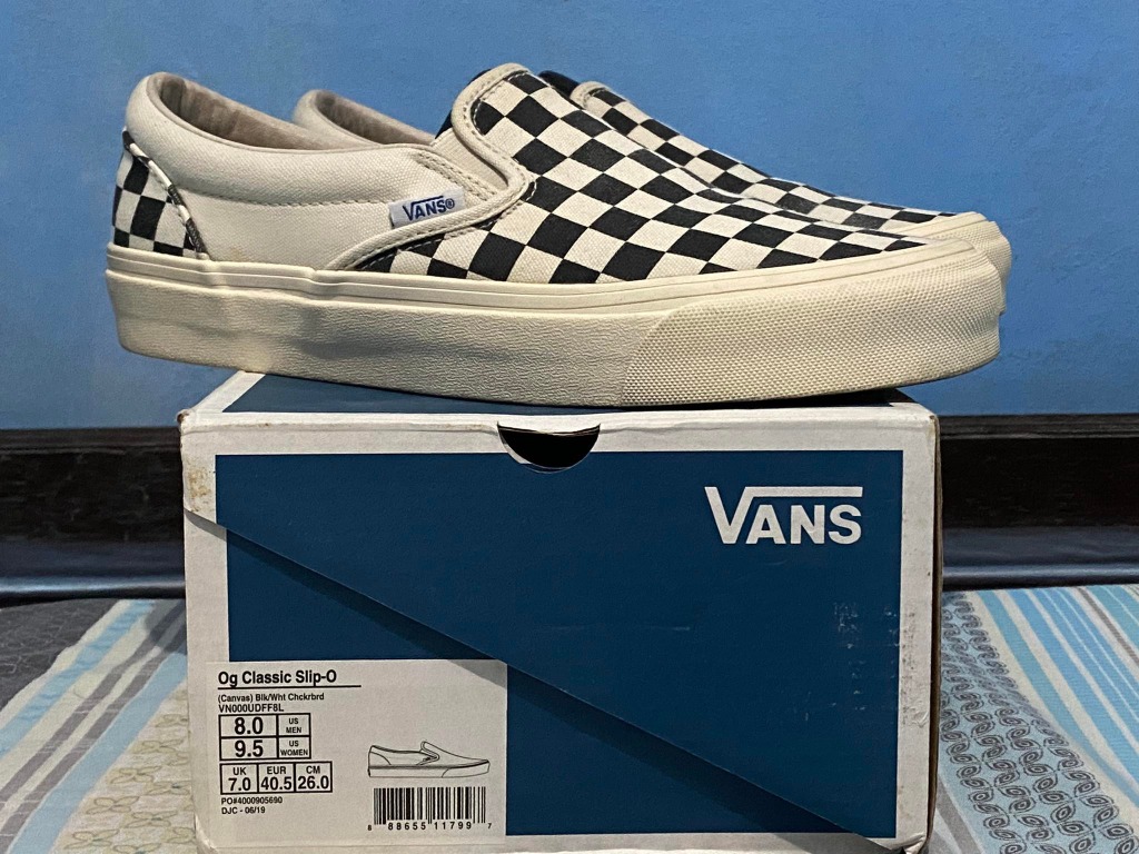 Vans Vault Checkerboard V Men S Fashion Footwear Sneakers On Carousell