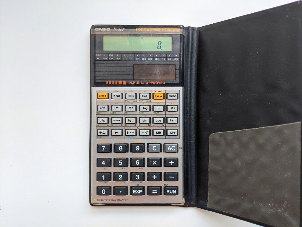 Casio fx 50F 考評局 DSE 科學微積分計數機 Science Calculator not EL 506V fx