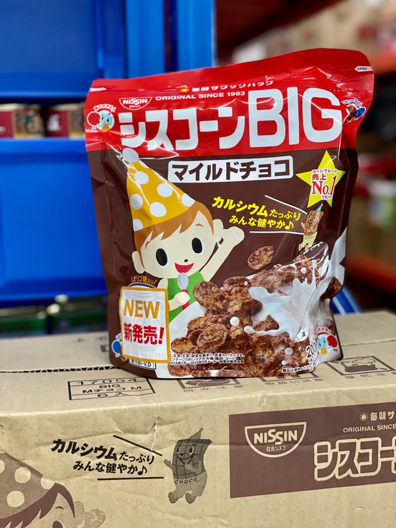 日清 朱古力味粟米脆片 200克 x 12包 嘢食 嘢飲 包裝食物 即食食物 Carousell