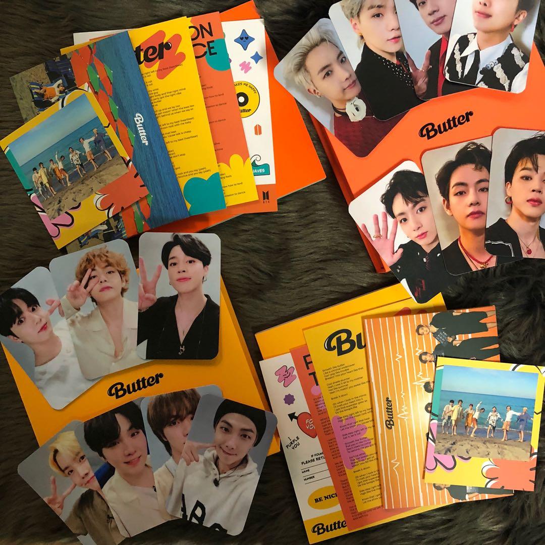 BTS Butter Cream Peaches Unsealed Album With Folded Poster Hobbies