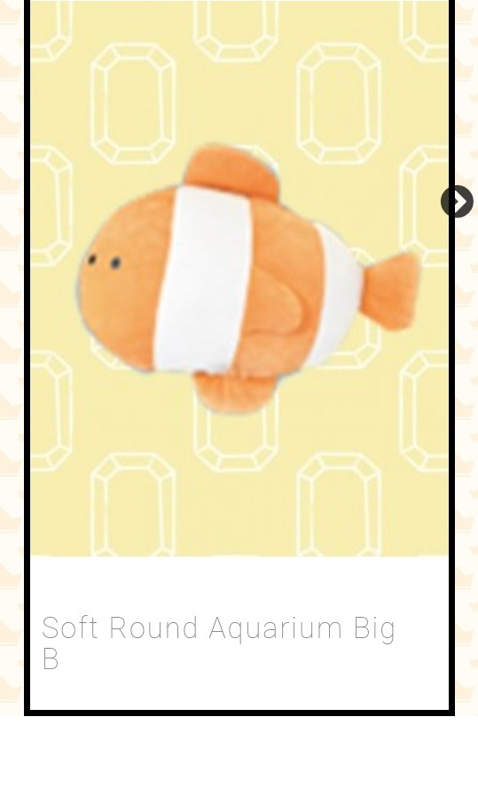 Toreba Japan Soft Round Aquarium Big Plushy Plush Plushie Nemo Fish Hobbies Toys Toys