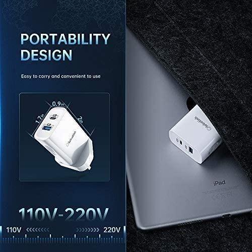 H2184 GlobaLink IPhone Fast Charger 20W 2 Ports USB C Plug MFi