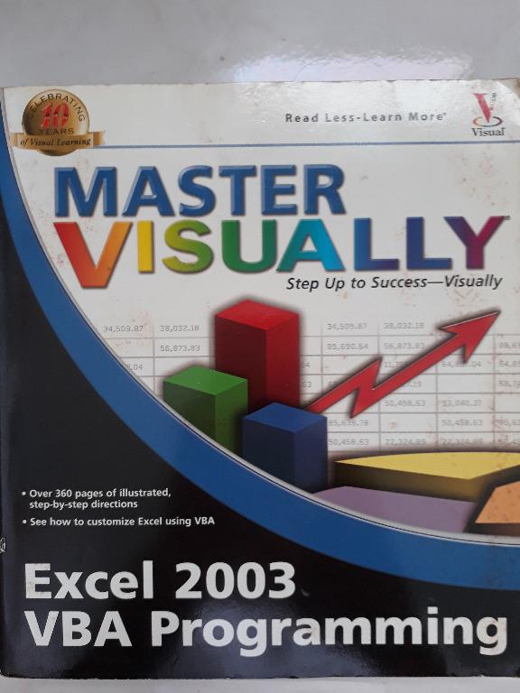 Master Visually Excel 2003 VBA Programming Hobbies Toys Books
