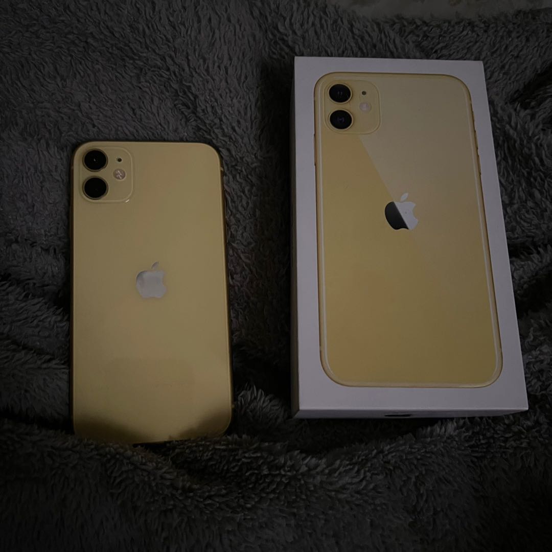IPhone 11 256gb Openline Factory Unlocked Yellow Mobile Phones