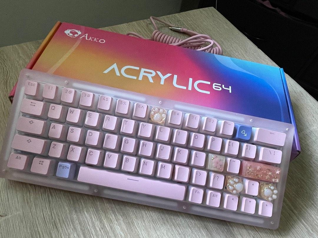 Akko Acrylic 64 Mechanical Keyboard Set Computers Tech Parts