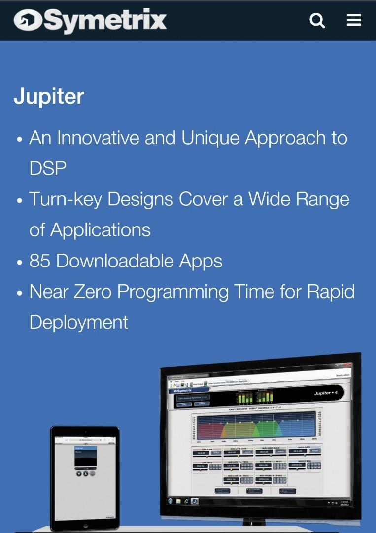 Symetrix Jupiter 8 DSP Audio Other Audio Equipment On Carousell