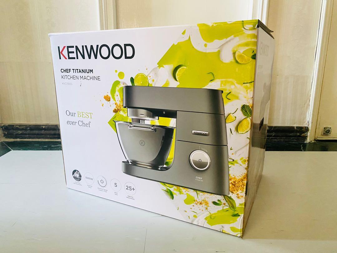 Kenwood Titanium 鈦金系列廚師機 KVC7300S 家庭電器 廚房電器 打蛋器及廚師機 Carousell