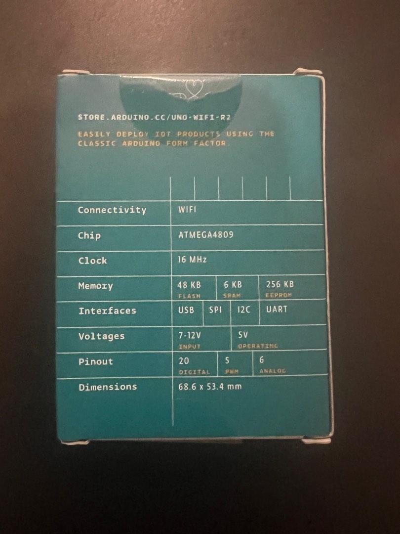 Arduino UNO WiFi Rev 2 Computers Tech Office Business Technology
