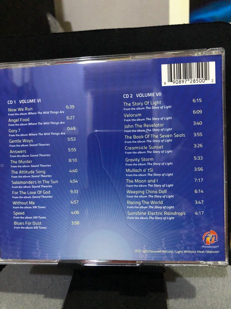 Steve Vai Naked Tracks Vol VI VII 2CDs Made In USA Hobbies