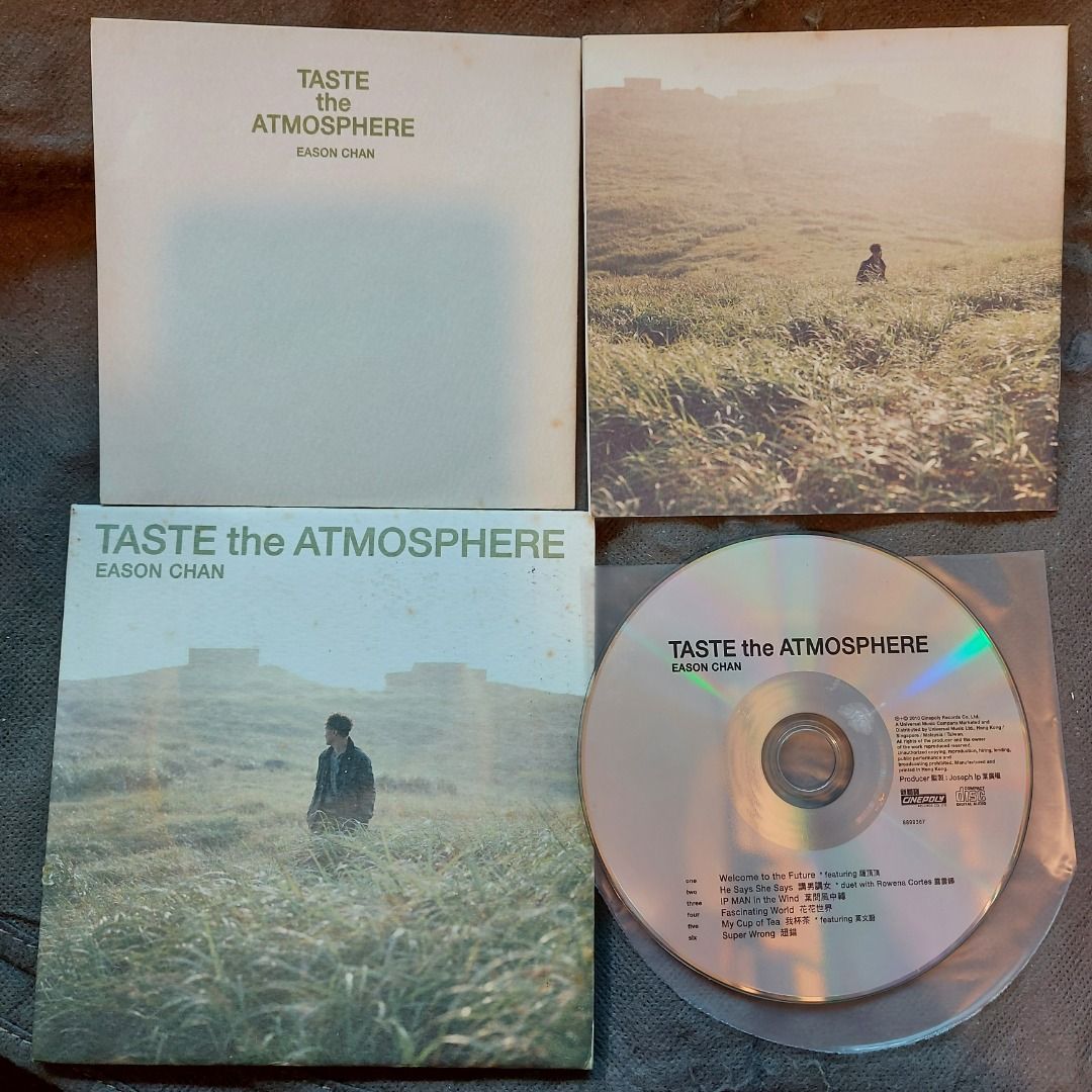 陳奕迅 eason TASTE tHe ATMOSPHERE CD 10年 紙套版 葉問風中轉 feat 露雲娜 薩頂頂 莫