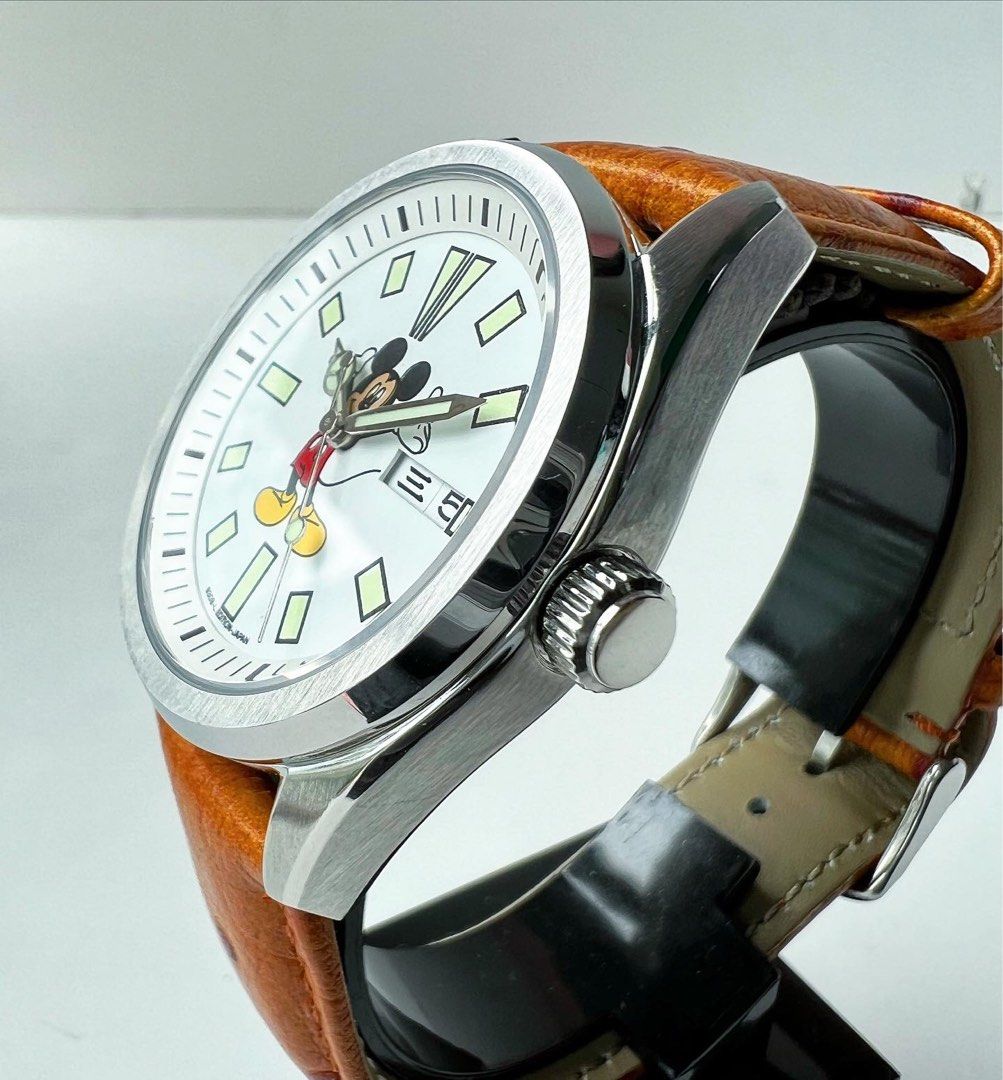 Custom Seiko Mod Mickey Mouse Automatic Watch Men S Fashion Watches