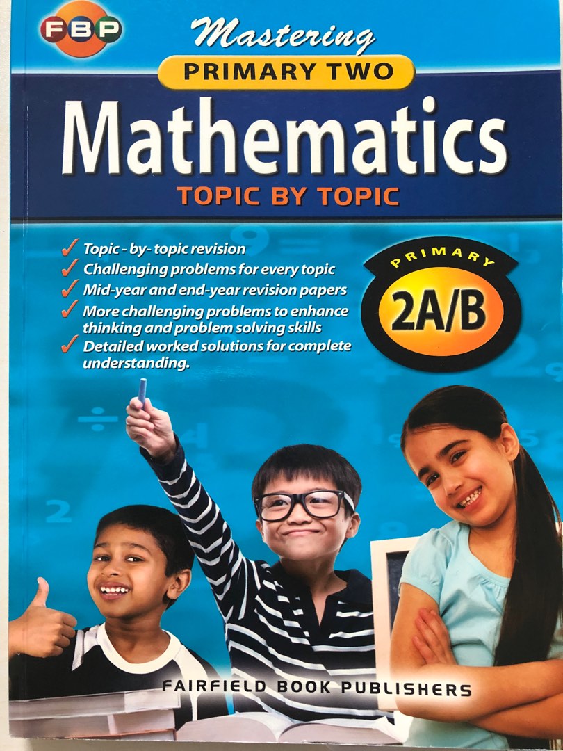 FBP Mastering Primary 2 Mathematics Topic by Topic 興趣及遊戲 書本 文具