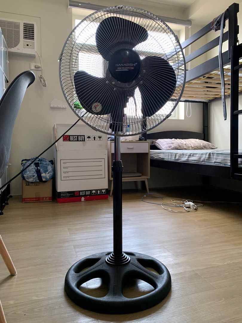 Hanabishi High Velocity Stand Fan Furniture Home Living Lighting