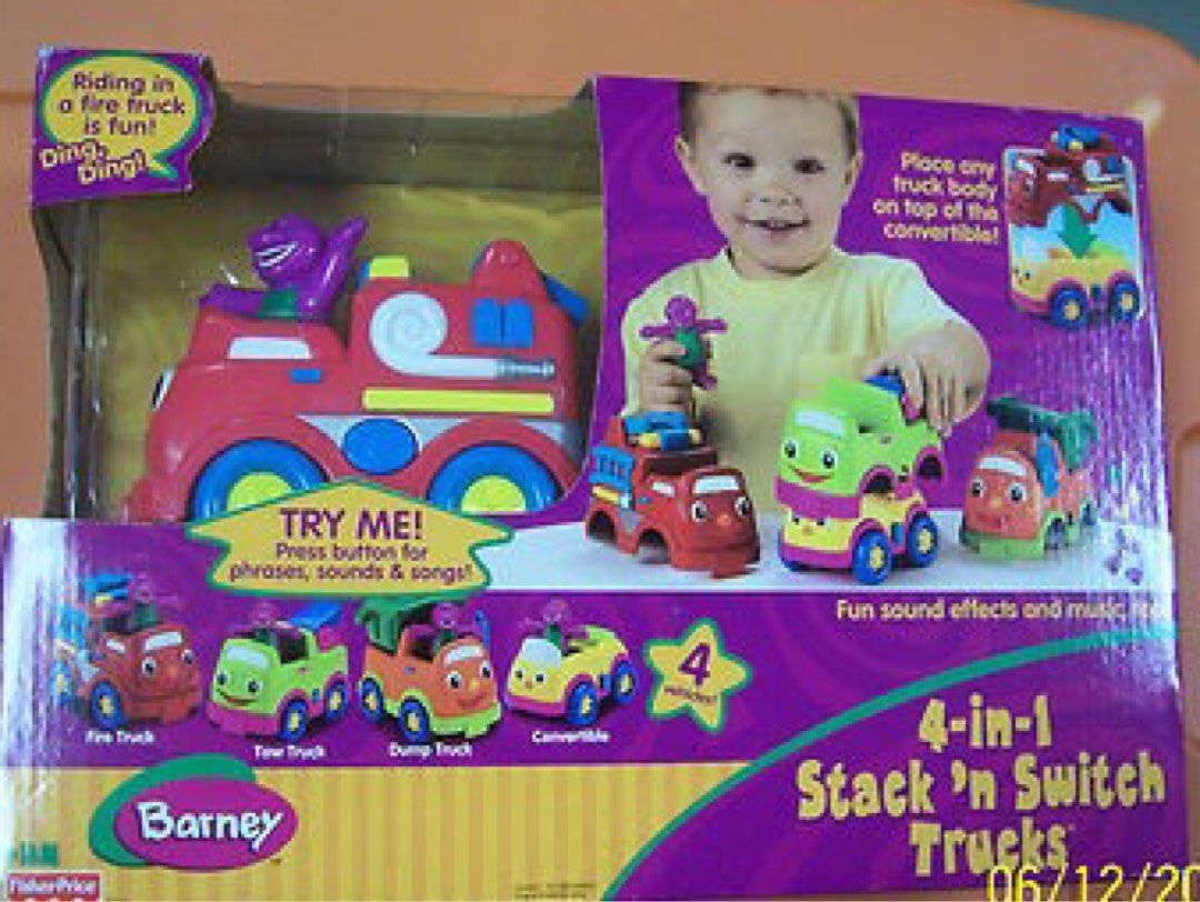 BARNEY 4 In 1 Stack N Switch Trucks Hobbies Toys Toys Games On