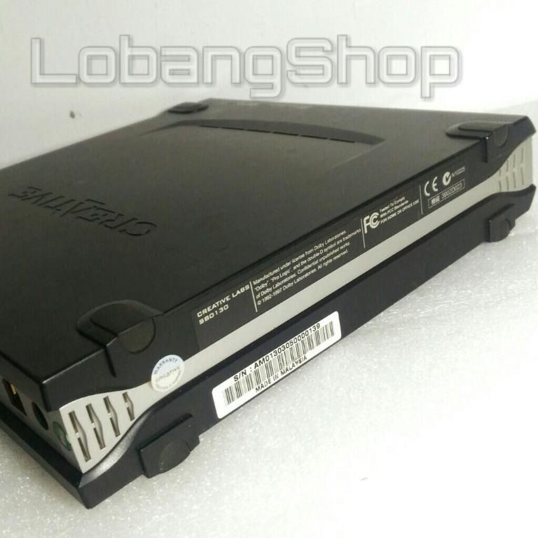 CREATIVE Sound Blaster Extigy SB0130 USB External Sound Card Audio