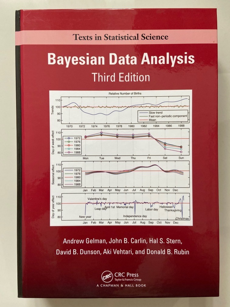 Bayesian Data Analysis 3rd Edition By German Et Al Hobbies Toys