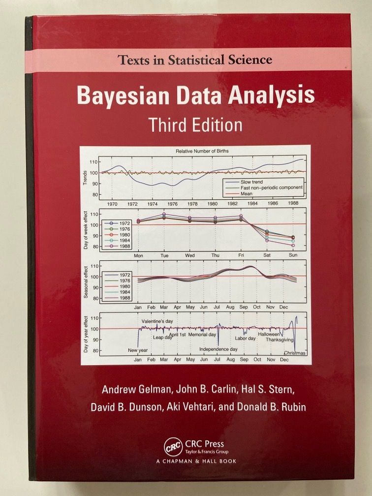 Bayesian Data Analysis 3rd Edition By German Et Al Hobbies Toys